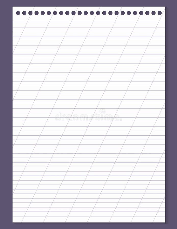 Graph Paper. Printable Lined Grid Paper with Color Horisontal, Diagonal ...