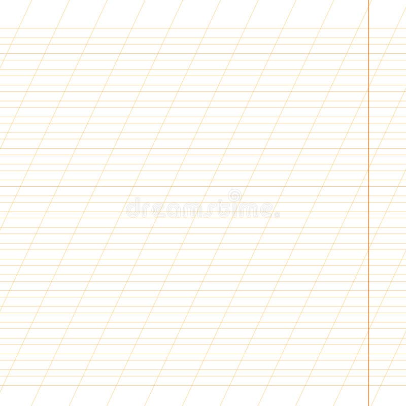 Graph Paper. Printable Lined Grid Paper with Color Horisontal, Diagonal ...