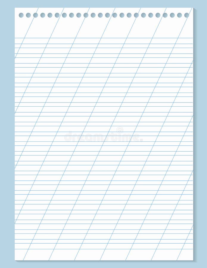 Graph Paper. Printable Lined Grid Paper with Color Horisontal, Diagonal ...