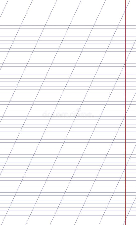 Graph Paper. Printable Lined Grid Paper with Color Horisontal, Diagonal ...