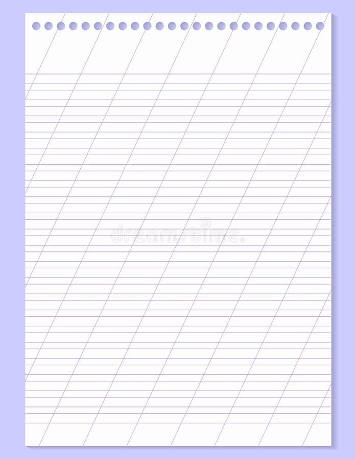 Graph Paper. Printable Lined Grid Paper with Color Horisontal, Diagonal ...