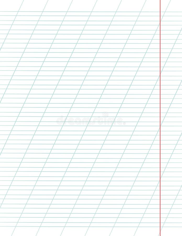Graph Paper. Printable Lined Grid Paper with Color Horisontal, Diagonal ...