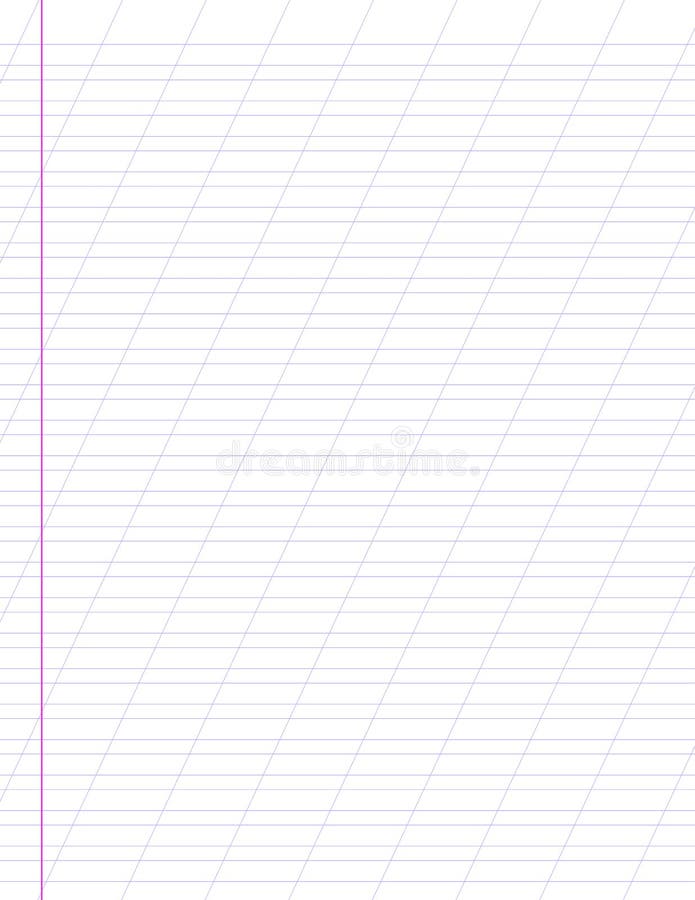 Graph Paper. Printable Lined Grid Paper with Color Horisontal, Diagonal ...