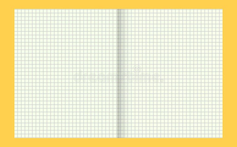 Graph Paper. Printable Lined and Squared Grid Paper with Color Lines ...