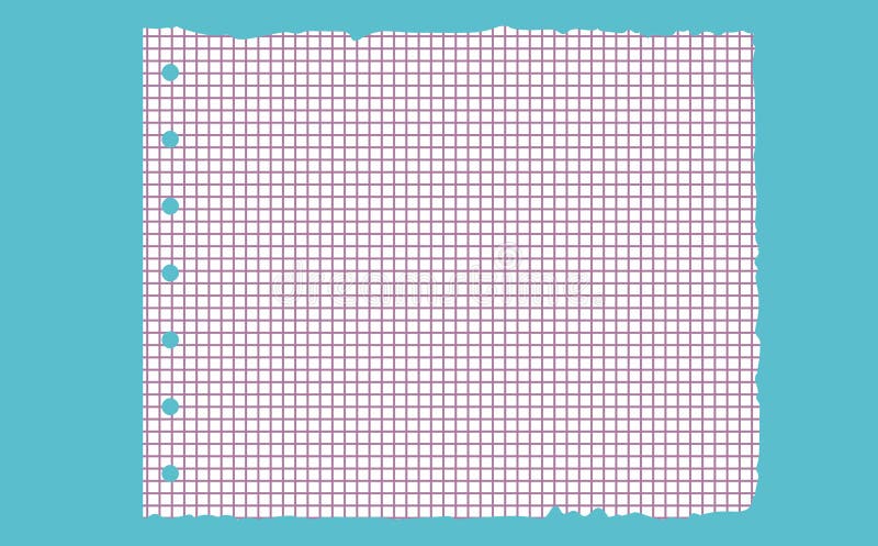 Graph Paper. Printable Lined and Squared Grid Paper with Color Lines Stock Vector - Illustration ...