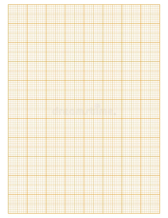 Graph Paper. Printable Millimeter Grid Paper with Color Lines Stock ...