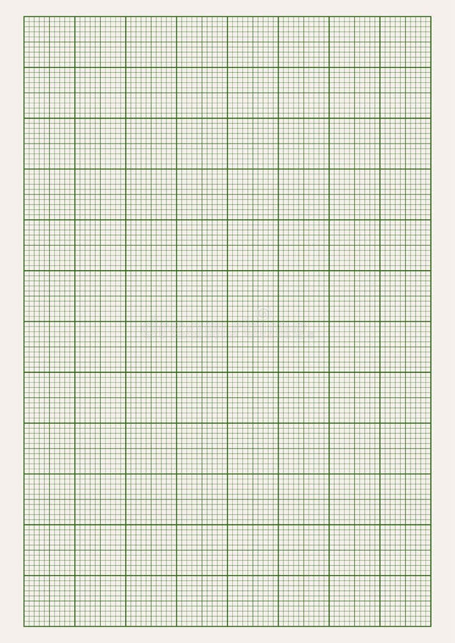 Graph Paper. Printable Millimeter Grid Paper with Color Lines Stock ...