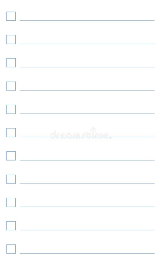 Graph Paper. Printable To Do List with Check Boxes, Checklist, Grid ...