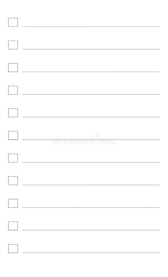 Checklist Writing Horizontal Stock Illustrations – 81 Checklist Writing ...