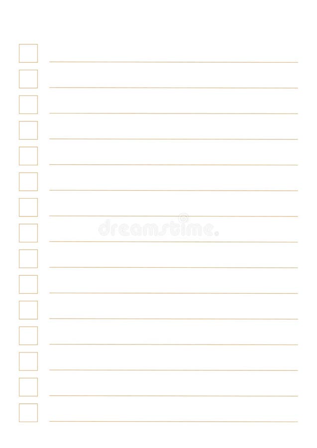 Graph Paper. Printable To Do List with Check Boxes, Checklist, Grid ...