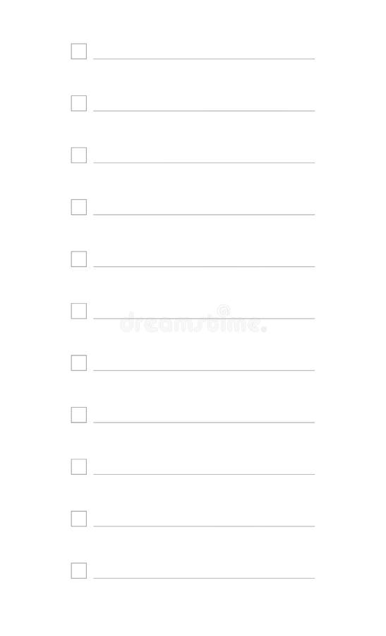 Checklist Writing Horizontal Stock Illustrations – 81 Checklist Writing ...