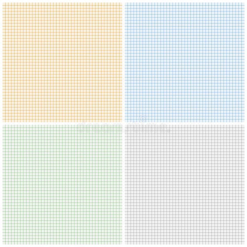 Graph Paper Sheets with Grid. Millimeter Paper Texture, Geometric ...