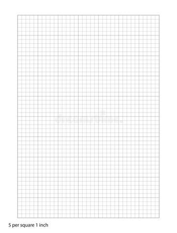 Graph Paper 5 Squares Per Inch Printable Template A4 Notebook Format ...