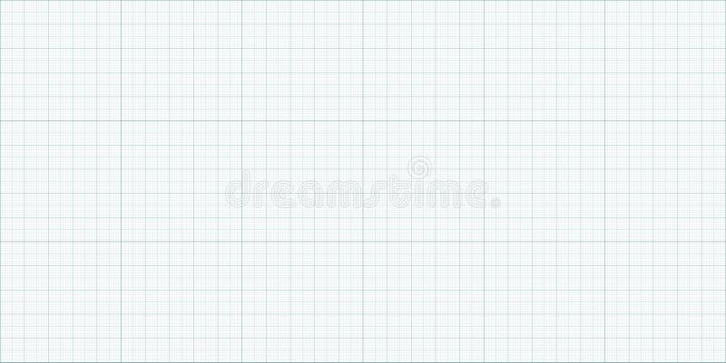Graph Paper Technical Drawing Paper in Blue. Stock Illustration ...