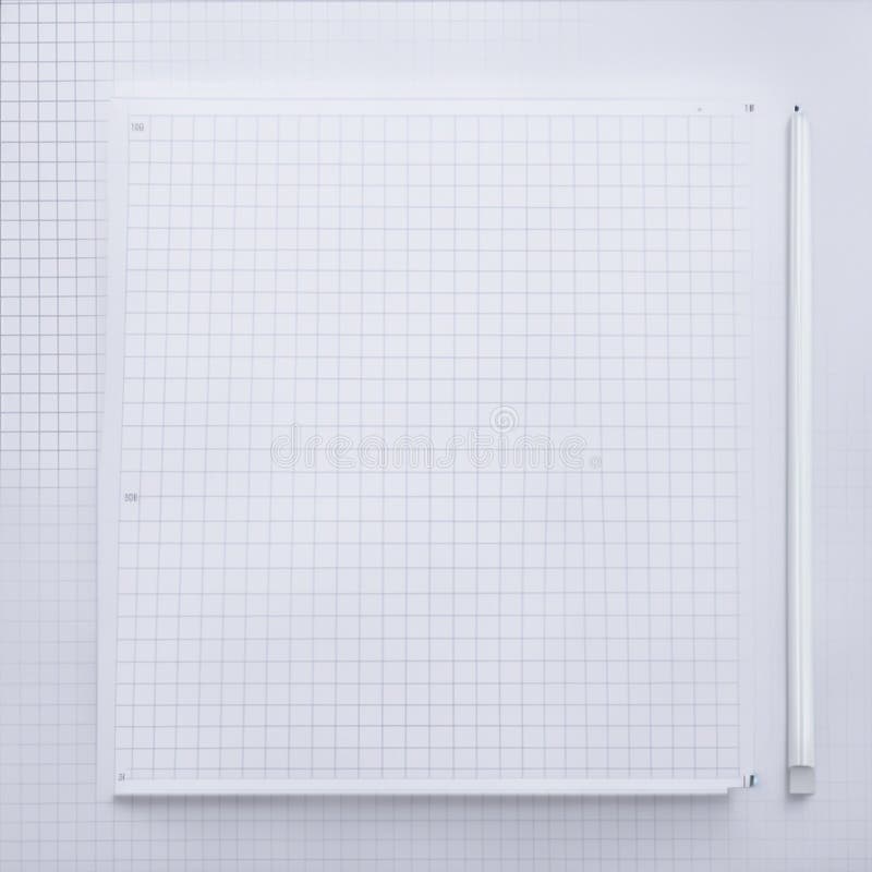 Graph Paper View from Above Illustration Stock Illustration ...