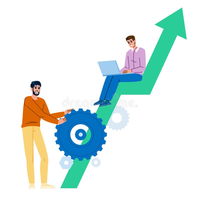 Graph Performance Management Vector Stock Vector - Illustration of ...