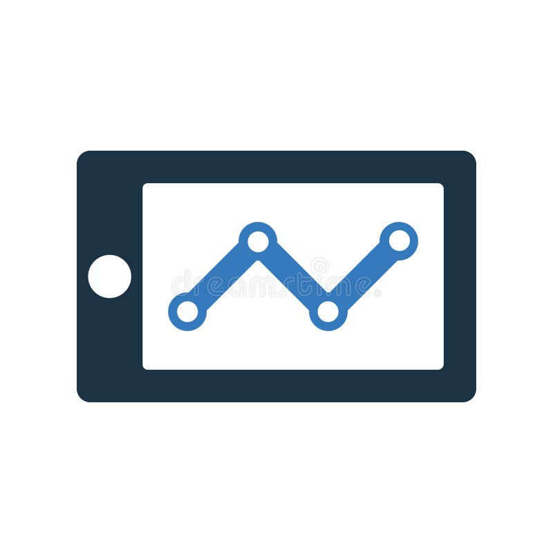 Graph, Project Outline Icon. Line Art Vector Stock Vector ...
