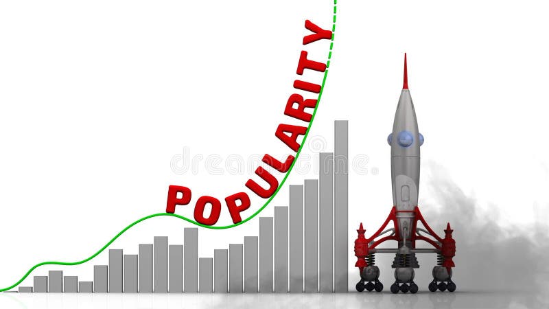 The Graph of Popularity Growth Stock Footage - Video of start, launch ...
