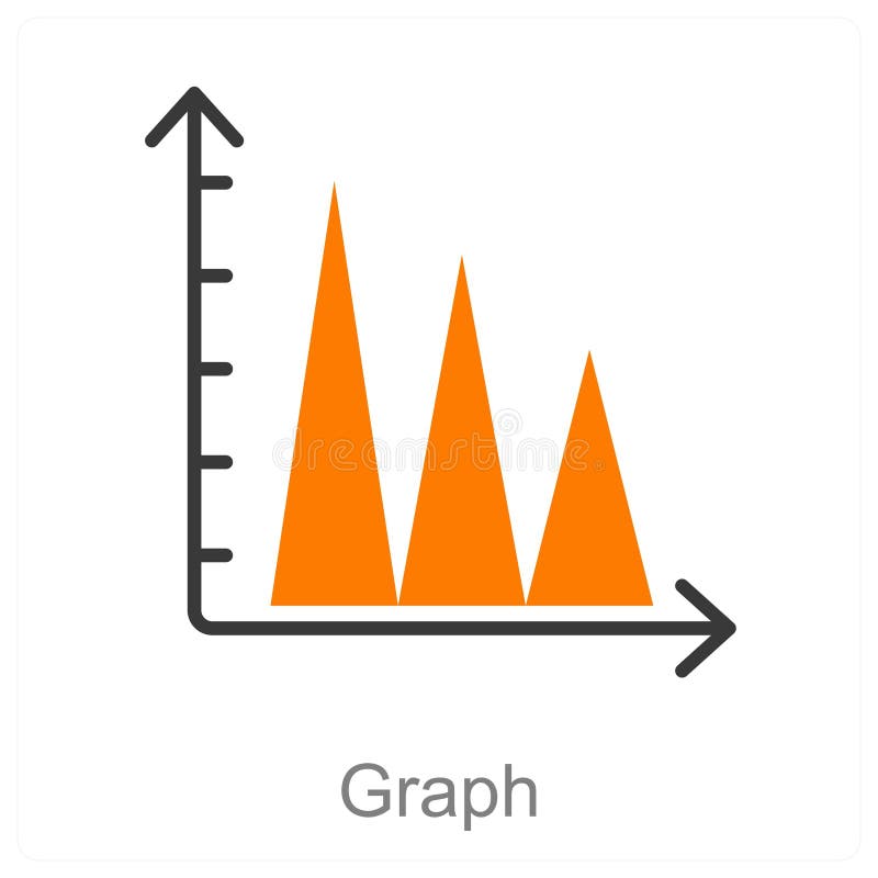 Graph stock vector. Illustration of metric, stats, plot - 339900267