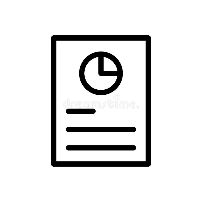 Graph report stock vector. Illustration of stats, symbol - 216654036