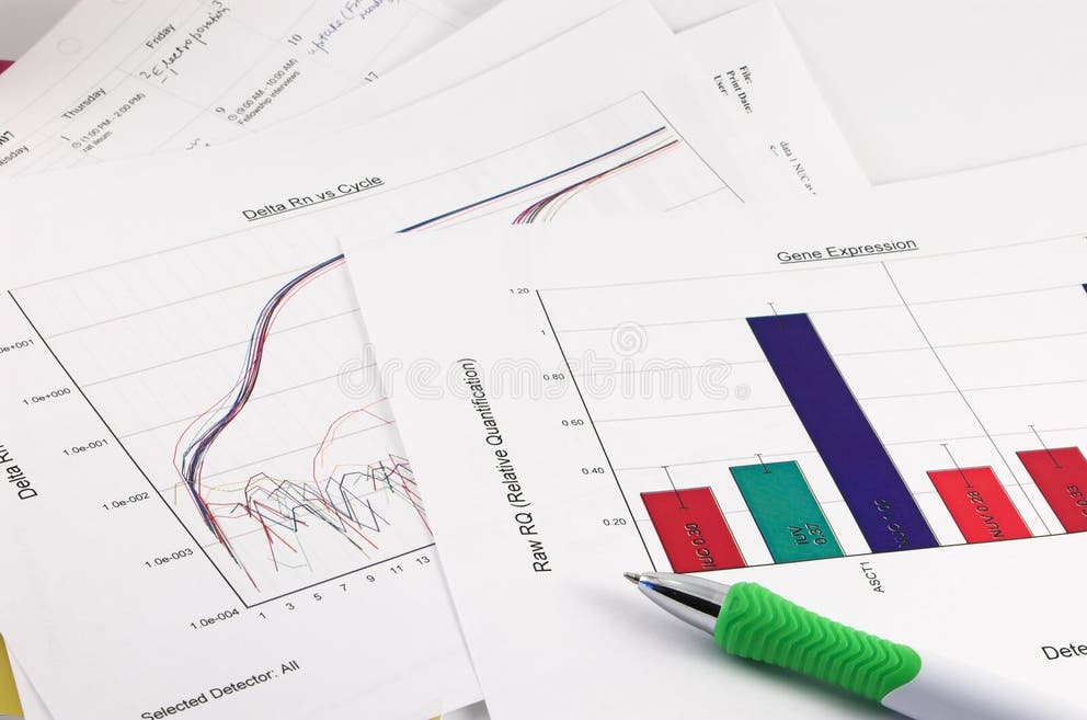 Graph, Scientific Data, Pen Stock Image - Image of data, comparison ...