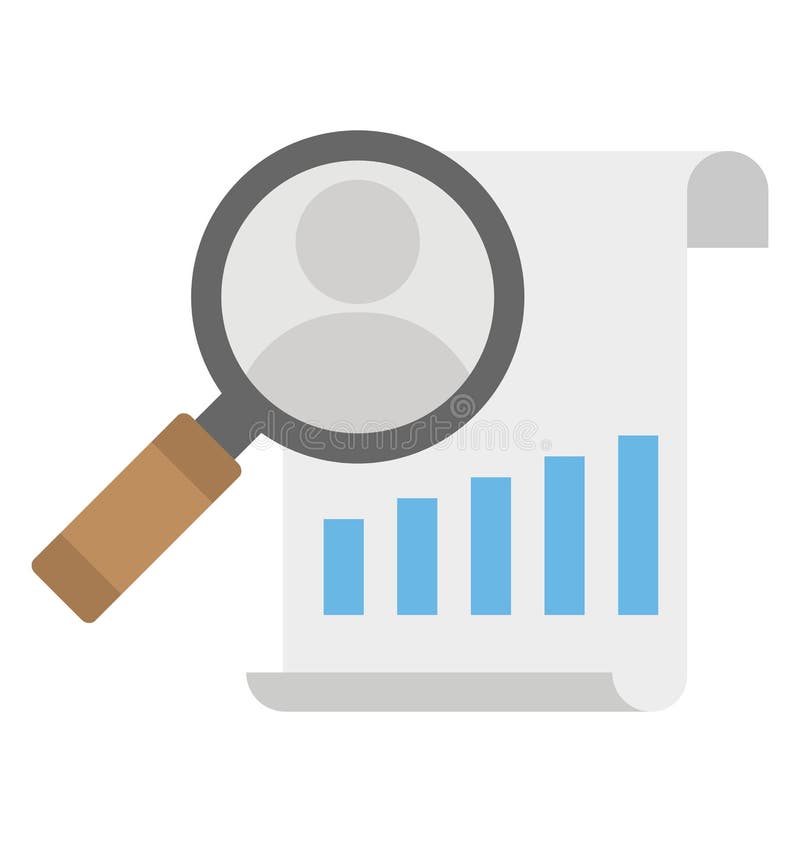 Graph Search Isolated Vector Icon that Can Be Easily Modified or Edit ...