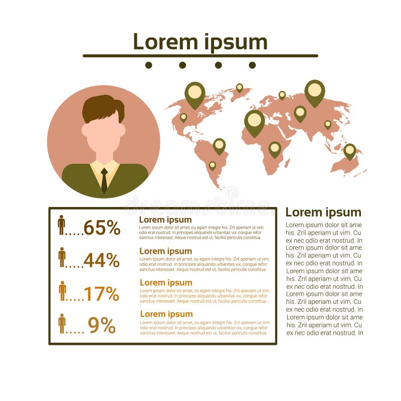 Graph Set Human Resources Infographic Icon Business Network Chart Stock ...
