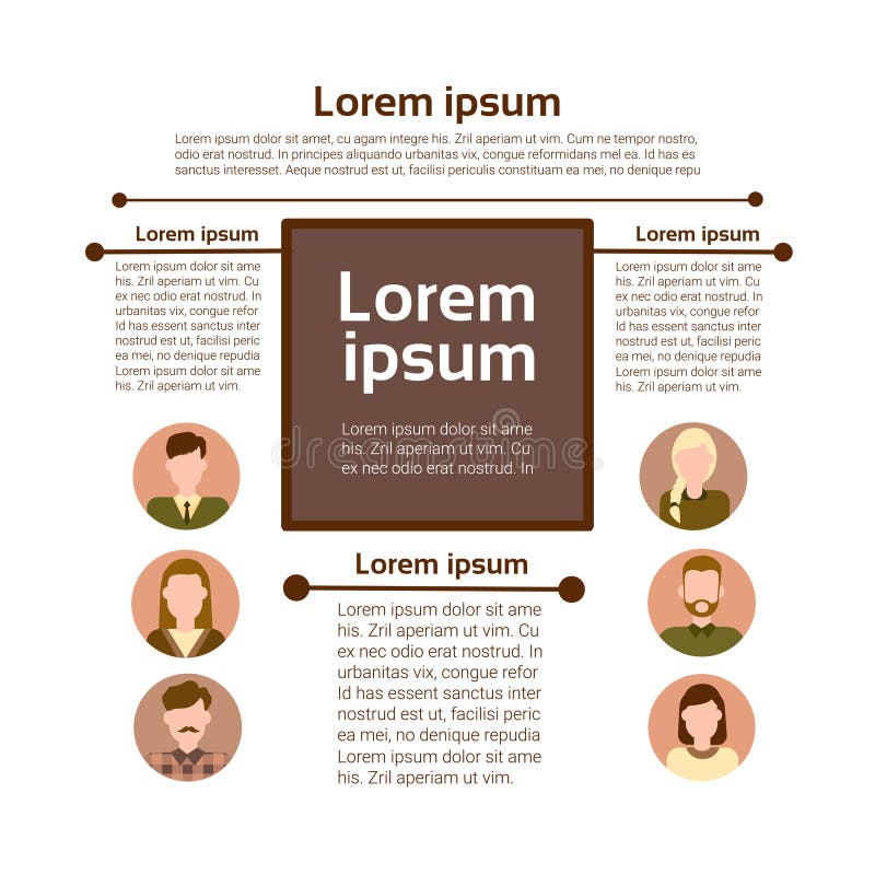 Graph Set Human Resources Infographic Icon Business Network Chart Stock ...