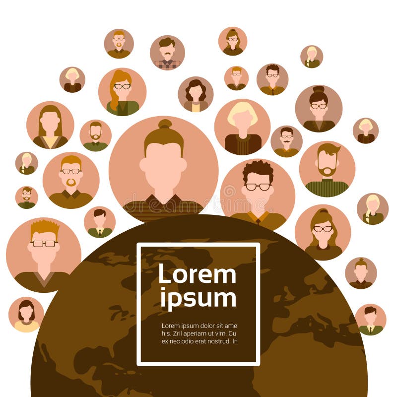 Graph Set Human Resources Infographic Icon Business Network Chart Stock ...