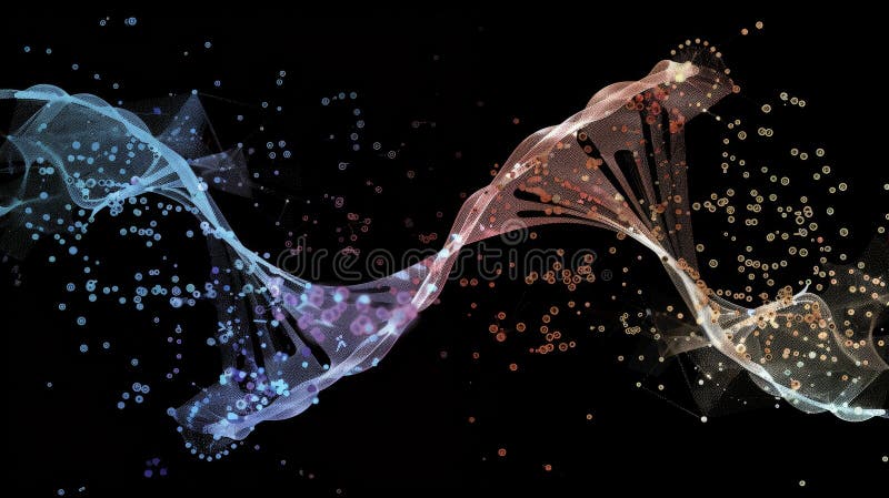 A Graph Showing a Comparison of Genetic Data from Two Different ...