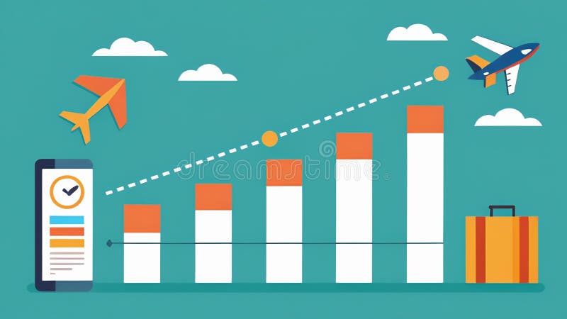 A Graph Showing the Fluctuation of Costs for Accommodations and Flights ...