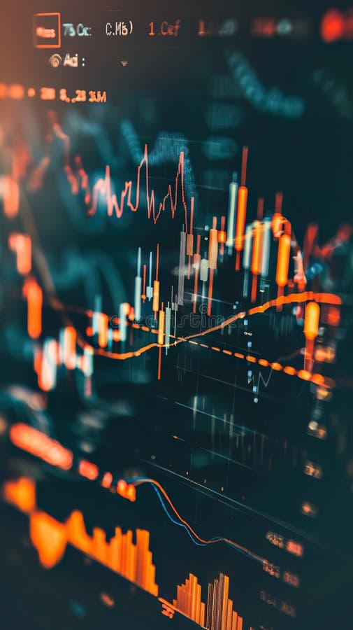 A Graph Showing a Sharp Rise and Fall in Stock Prices Symbolizing the ...