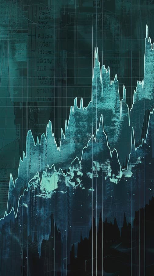 A Graph Showing a Sharp Rise and Fall in Stock Prices Symbolizing the ...