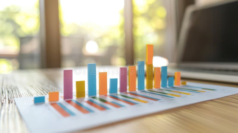 Graph Showing Trends in Capital Efficiency Stock Illustration ...