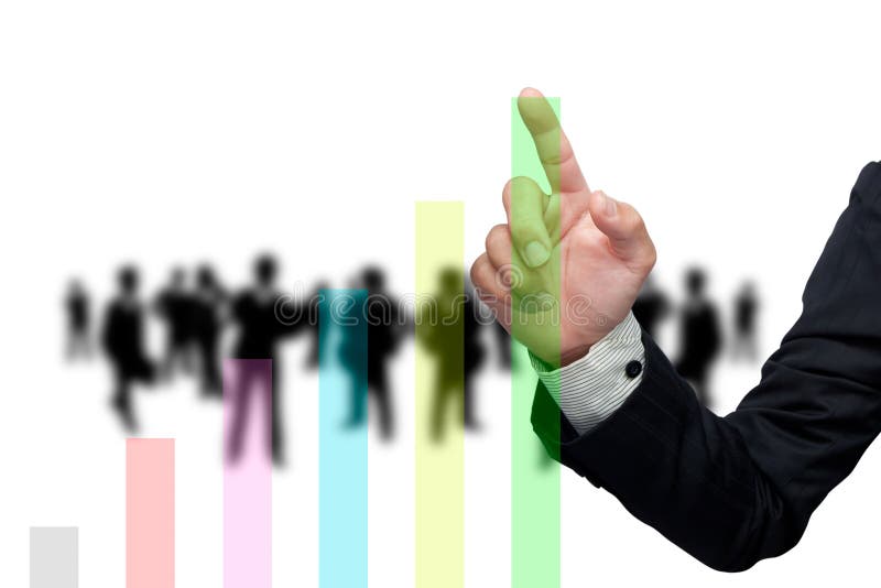 The graph shows. stock image. Image of future, financial - 21450327