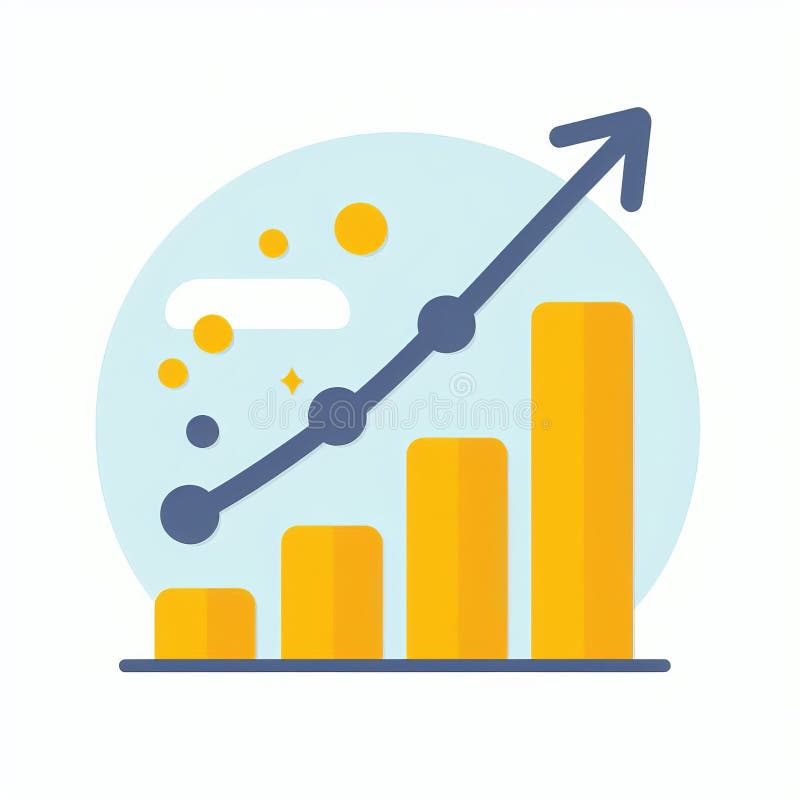 Graph Shows Increasing Performance Metrics with Vertical Bars and a ...