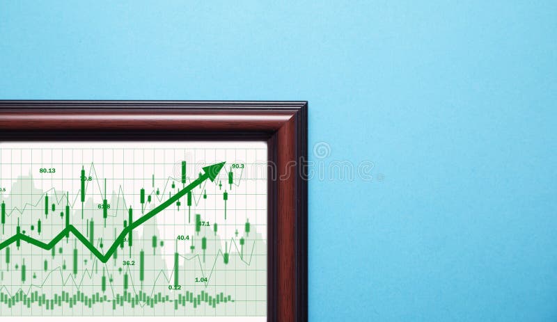 Graph and Stock Market Statistics. Forex Trading Analysis Stock Photo ...