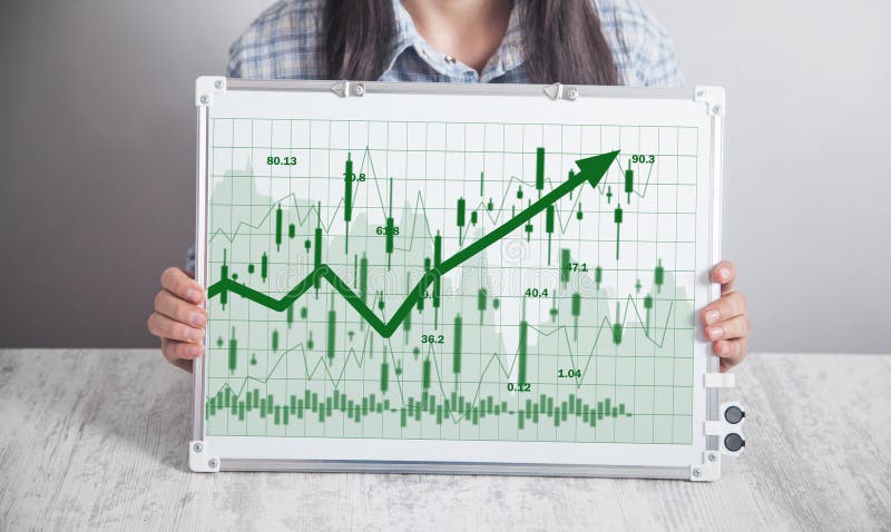 Graph and Stock Market Statistics. Forex Trading Analysis Stock Image ...