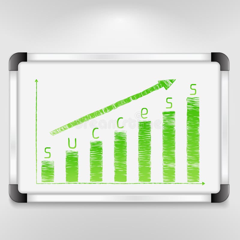 Graph of success stock vector. Illustration of graph - 29334824