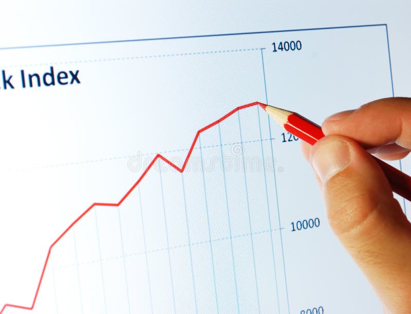 Graph of success. stock image. Image of business, science - 5975035