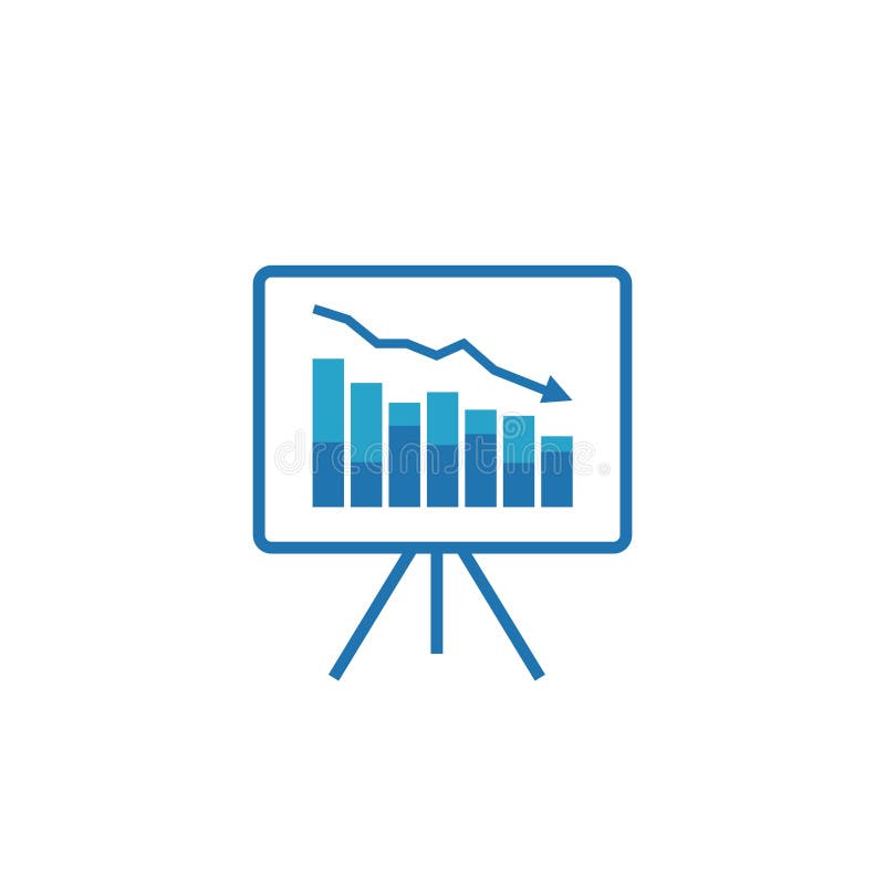 Graph Table Arrow Decrease Icon. Dollar Money Fall Down Symbol. Economy ... Graph Table Arrow Decrease Icon. Dollar Money Fall Down Symbol. Economy ...