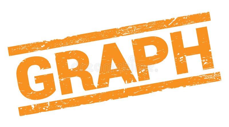 GRAPH Text on Orange Rectangle Stamp Sign Stock Illustration ...