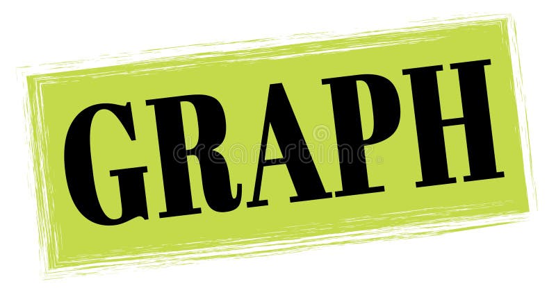 GRAPH Text Written on Green-black Stamp Sign Stock Illustration ...