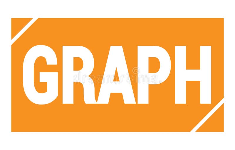 GRAPH Text Written on Orange Stamp Sign Stock Illustration ...
