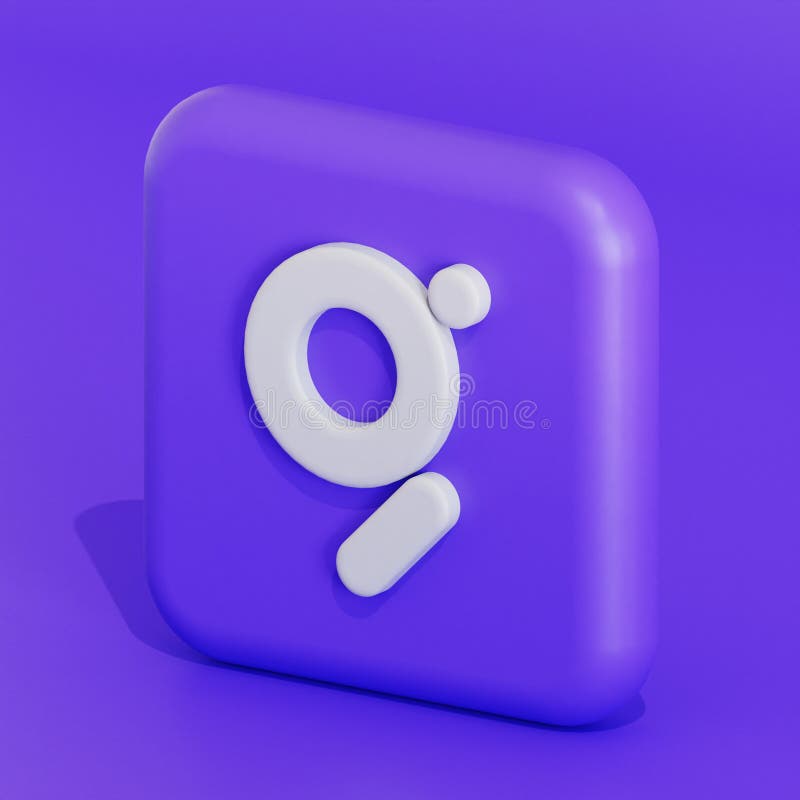 The Graph Token Cryptocurrency Symbol Logo 3d Illustration Editorial ...