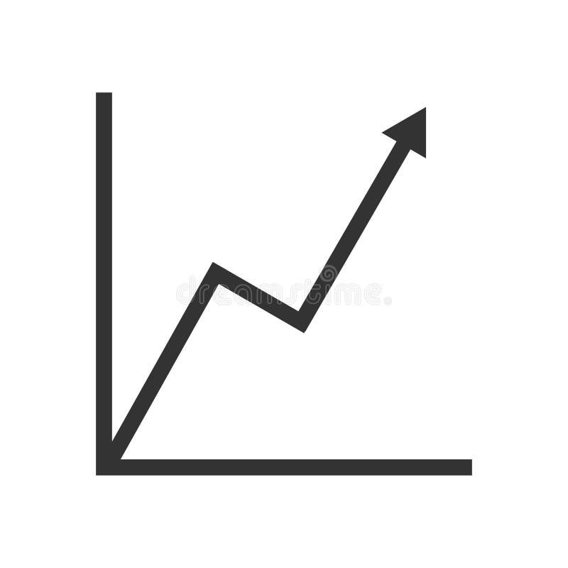 Graph Top Icon. Data Analysis Symbol. Chart Progress Vector Stock ...