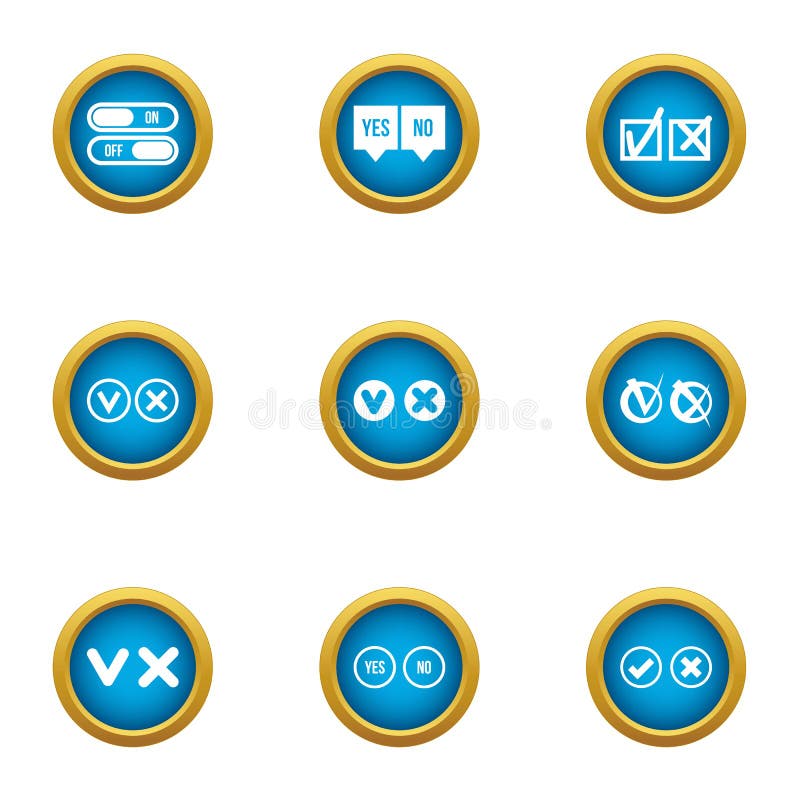 Favour Icons Set, Simple Style Stock Vector - Illustration of business ...
