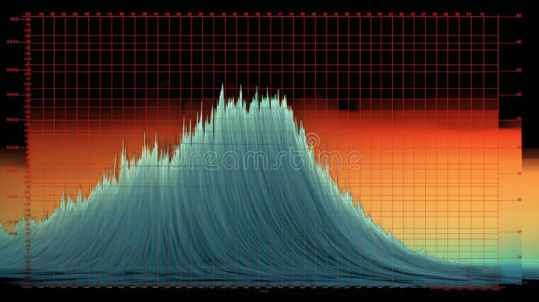Graph wave data stock illustration. Illustration of measurement - 372940870