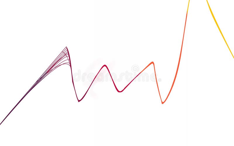 Graph on white background stock illustration. Illustration of diagram ...