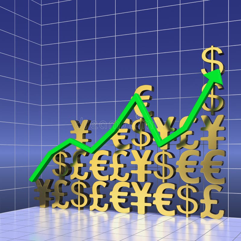Forex chart diagram stock vector. Illustration of financial - 19432535